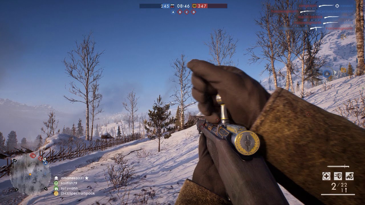 Battlefield : Mosin-Nagant M91 - The Bochkareva Superior Skin - YouTube