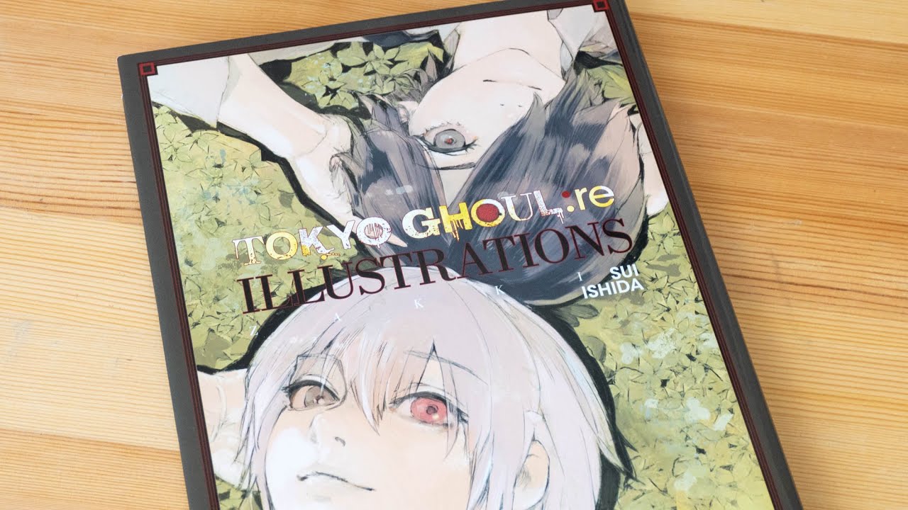 Tokyo Ghoul:re Illustrations by Sui Ishida (book flip) - YouTube