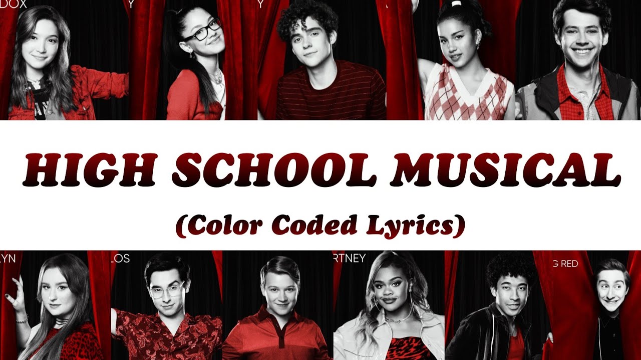 Cast of HSMTMTS - High School Musical (Finale) [Color Coded Lyrics ...