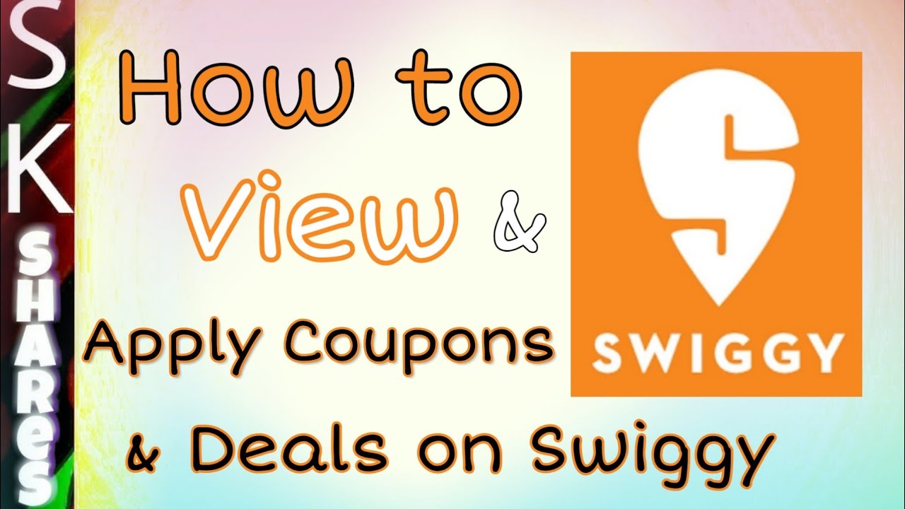 How to view and apply various deals on Swiggy app - YouTube