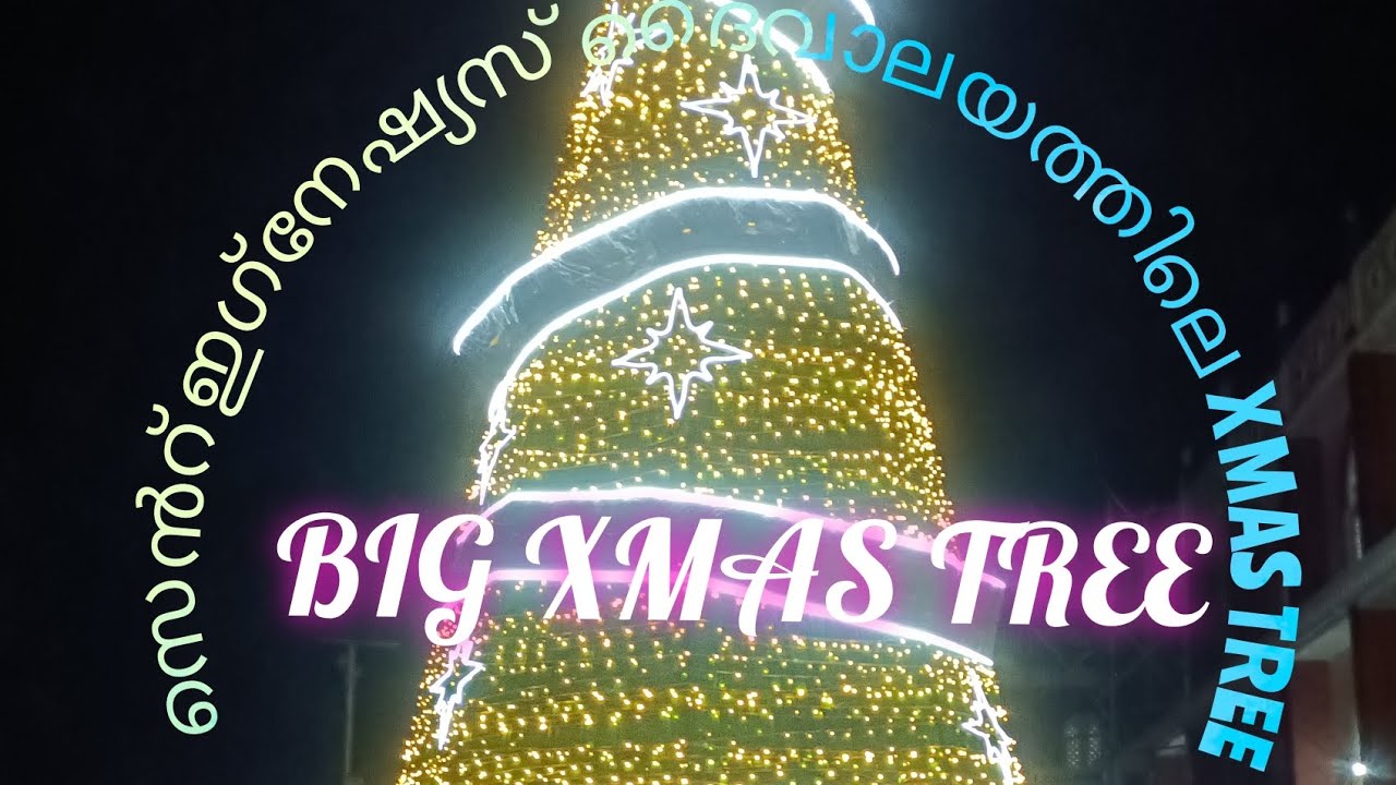 പുത്തൻത്തോപ്പ് സെൻറ് ഇഗ്‌നേഷ്യസ് ദൈവാലയത്തിലെ XMAS TREE |Uka Couples ...