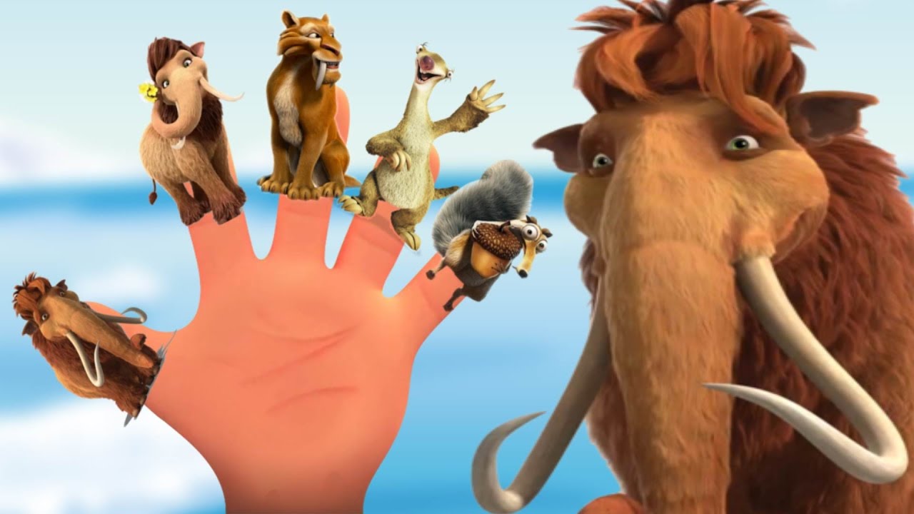 Ice age Cartoon Finger Family Compilation 2017 | Ice age Cartoon Finger ...