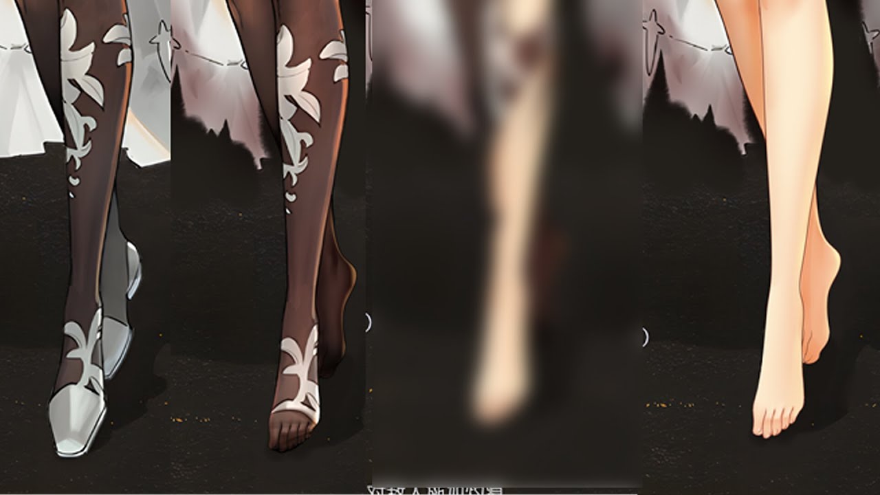 【明日方舟】埃拉托光脚白丝【朝雾星弦】（Arknights）Erato barefoot white silk - YouTube