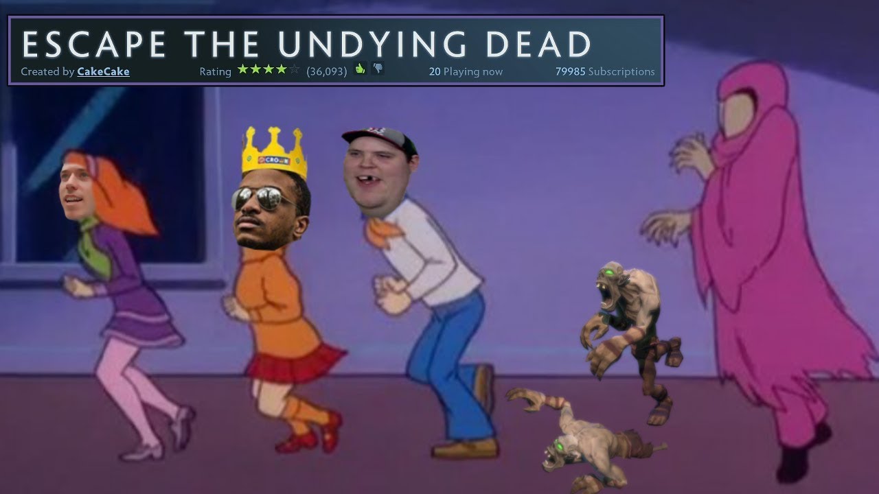 New Dota Custom Game! - ESCAPE THE UNDYING DEAD (Puzzle/Maze) - YouTube