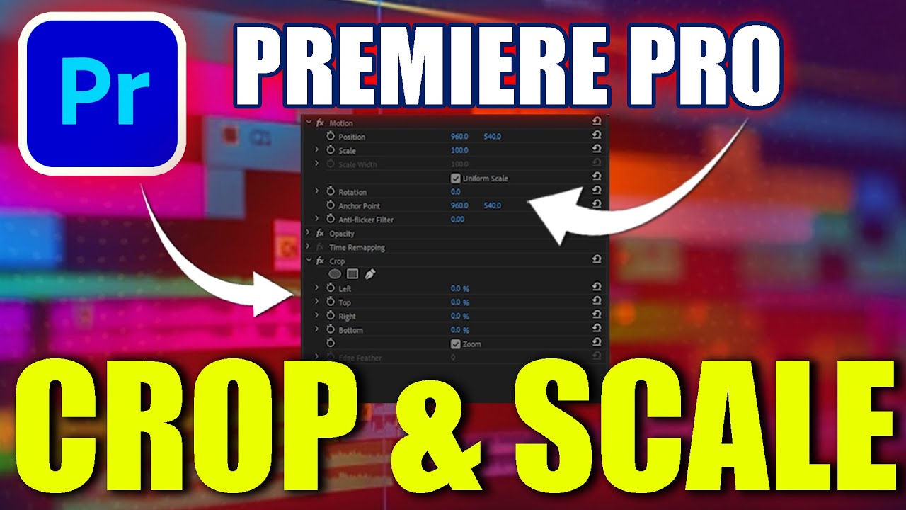 Crop and Resize Video in Premiere Pro Easy Step by Step Guide - YouTube