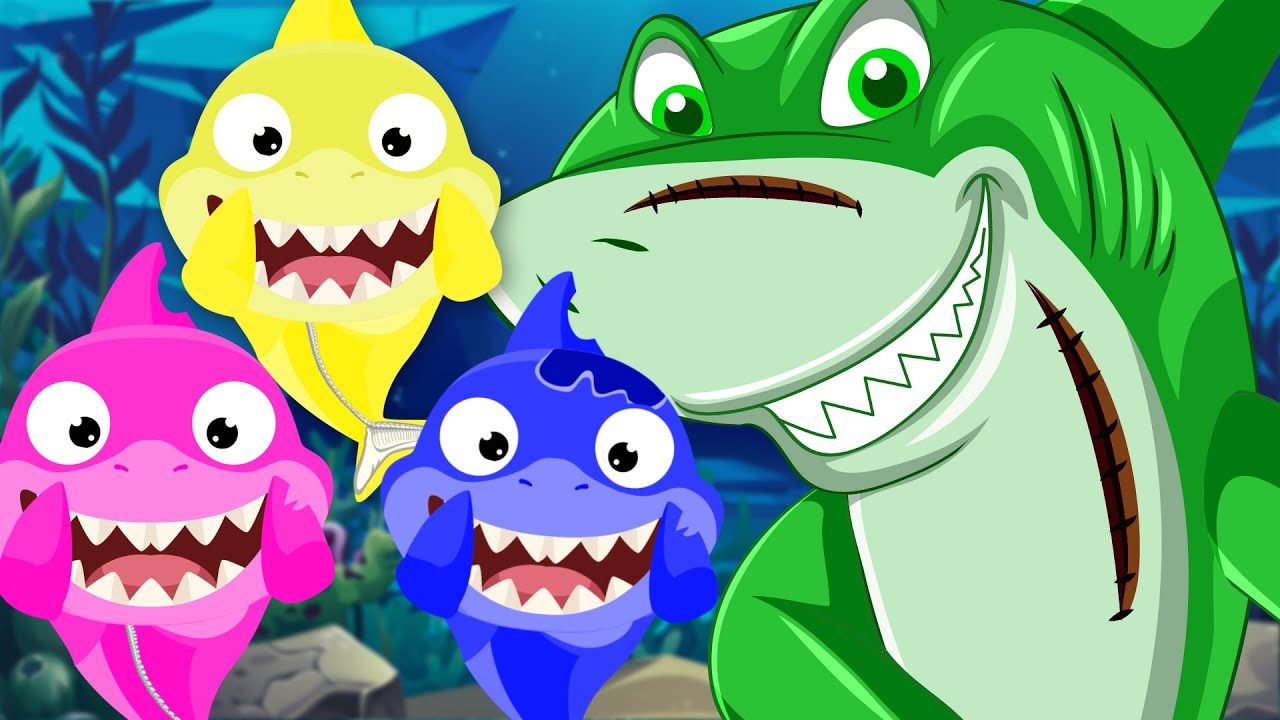 Zombie Shark Baby Shark | Little Poppy Tales Kids Songs and Nursery ...