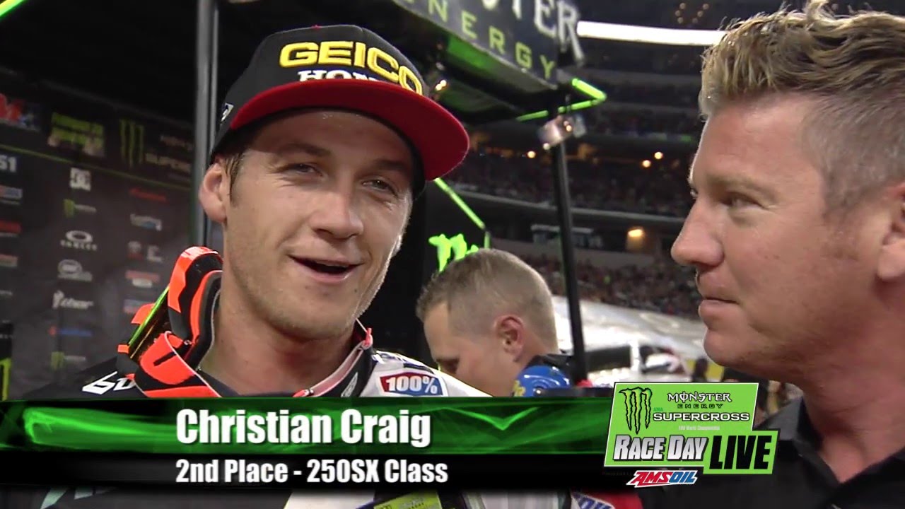 2016 - Race Day LIVE! - Arlington - Craig on the Podium - YouTube
