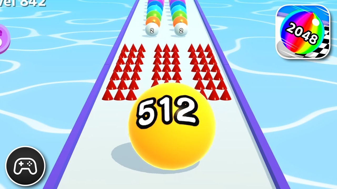 Ball Run 2048 - Gameplay Walkthrough Part 101 - Casual Game Levels 836 ...