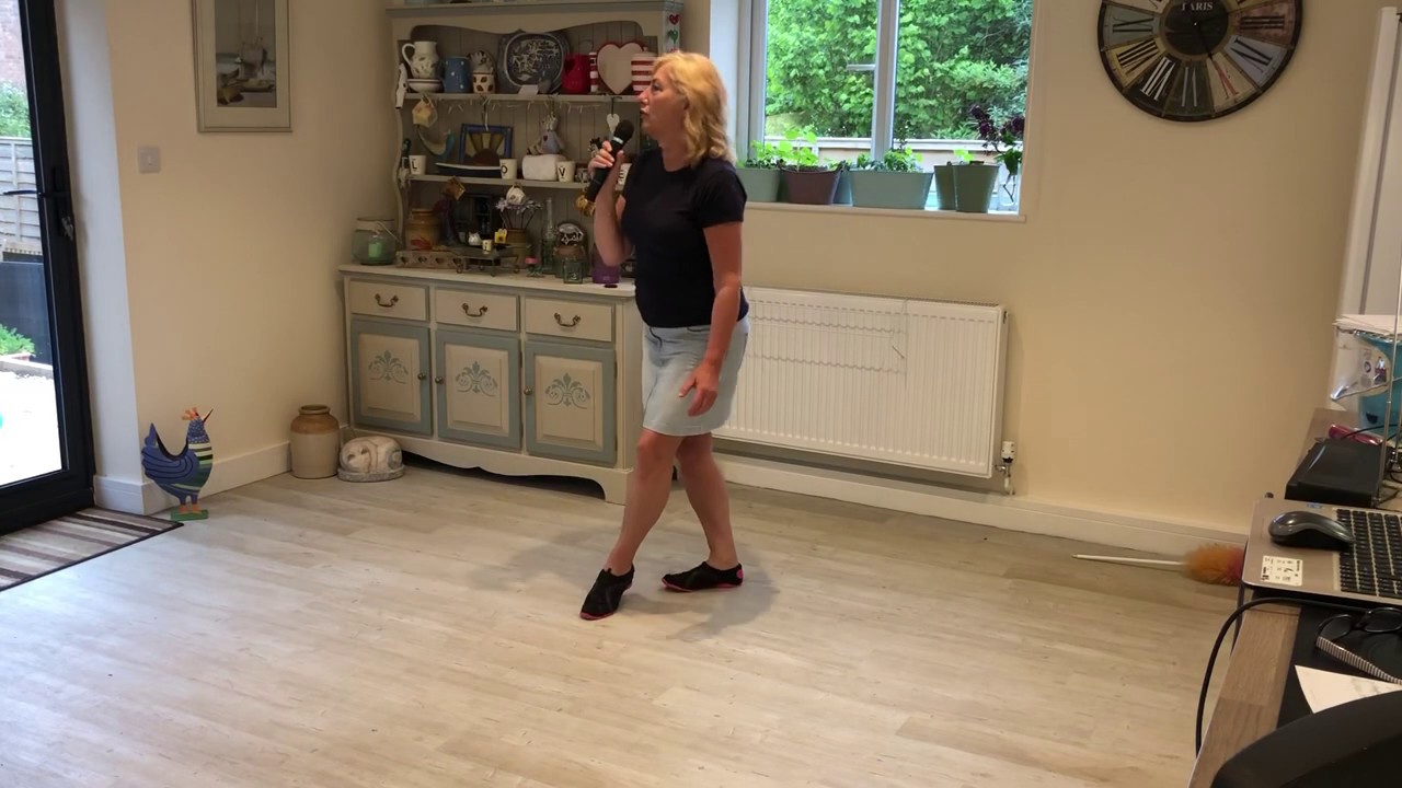 Line Dance Gold - Christine Teaches 'King of the Road' Beginner Dance ...