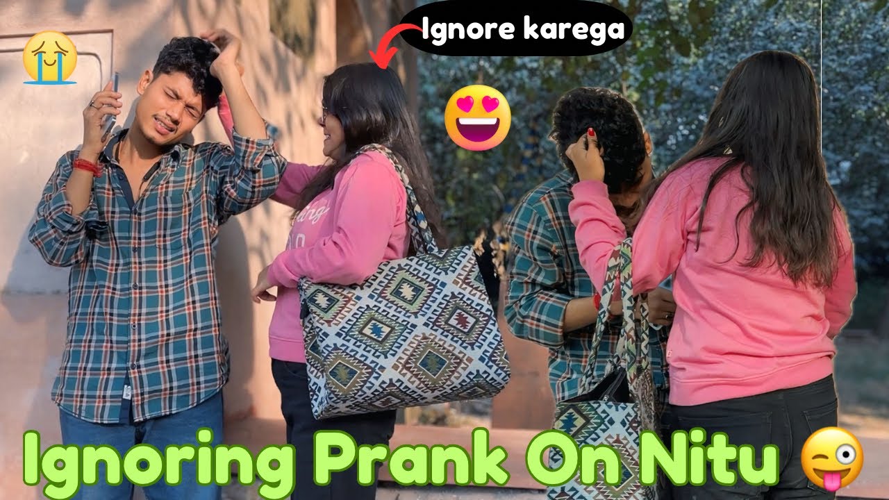 Ignoring Prank On Nitu 😜 || Sanjeev Vlogs - YouTube