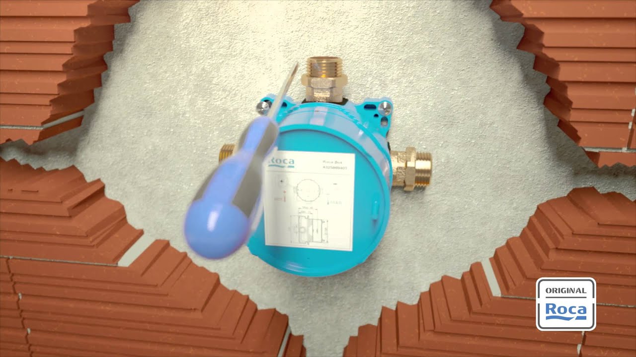 Roca Box - Installation into solid walls | Roca - YouTube