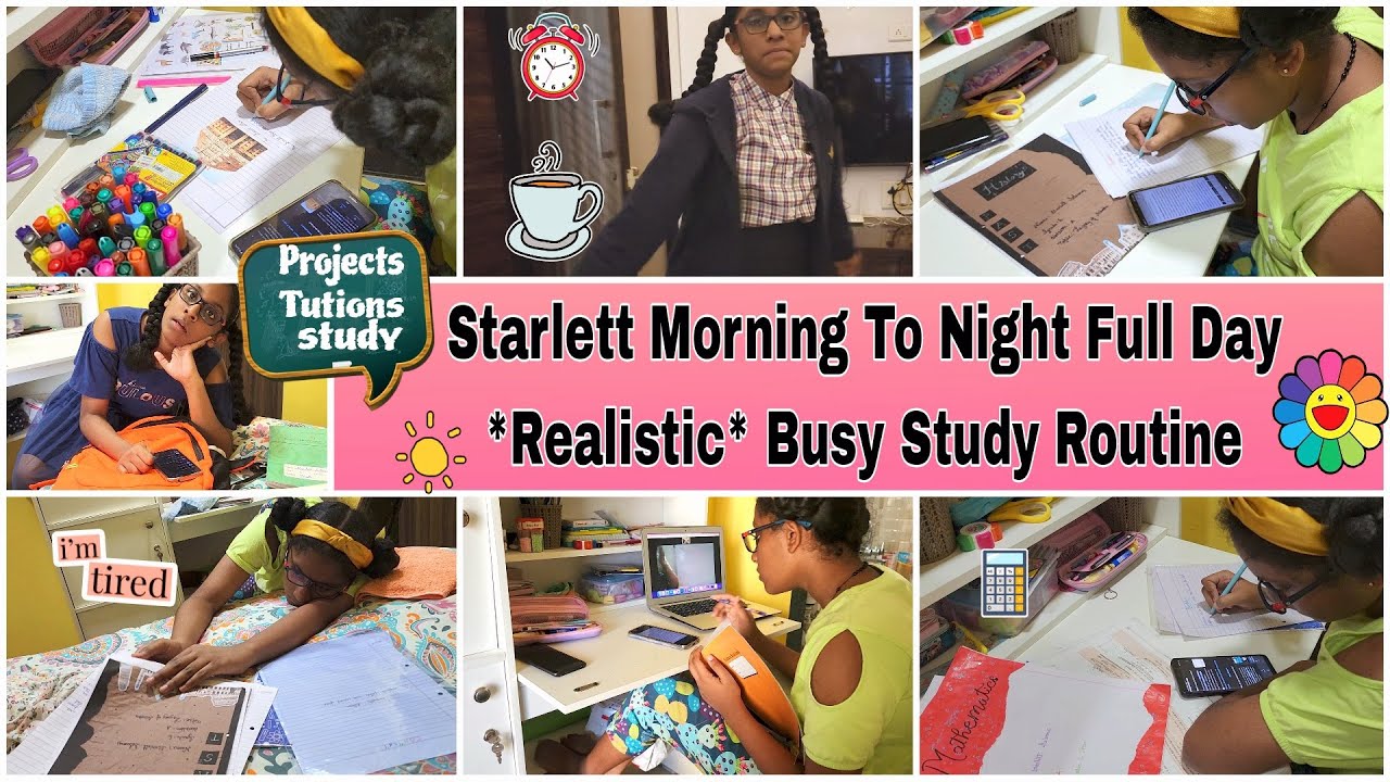 STARLETT*Realistic* 6Am To 11Pm *ICSE 6th Grader Full Day Routine ...