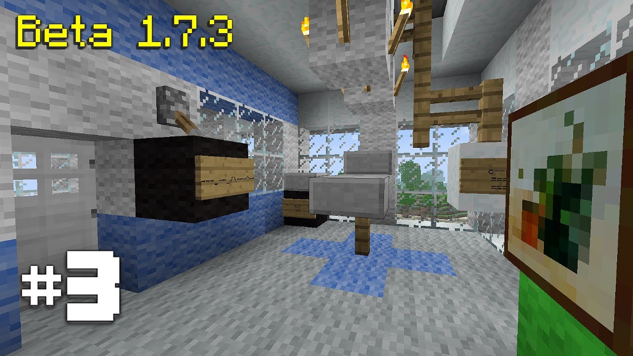 Minecraft Beta 1.7.3 - Building a Hospital! | Surgery Room - YouTube