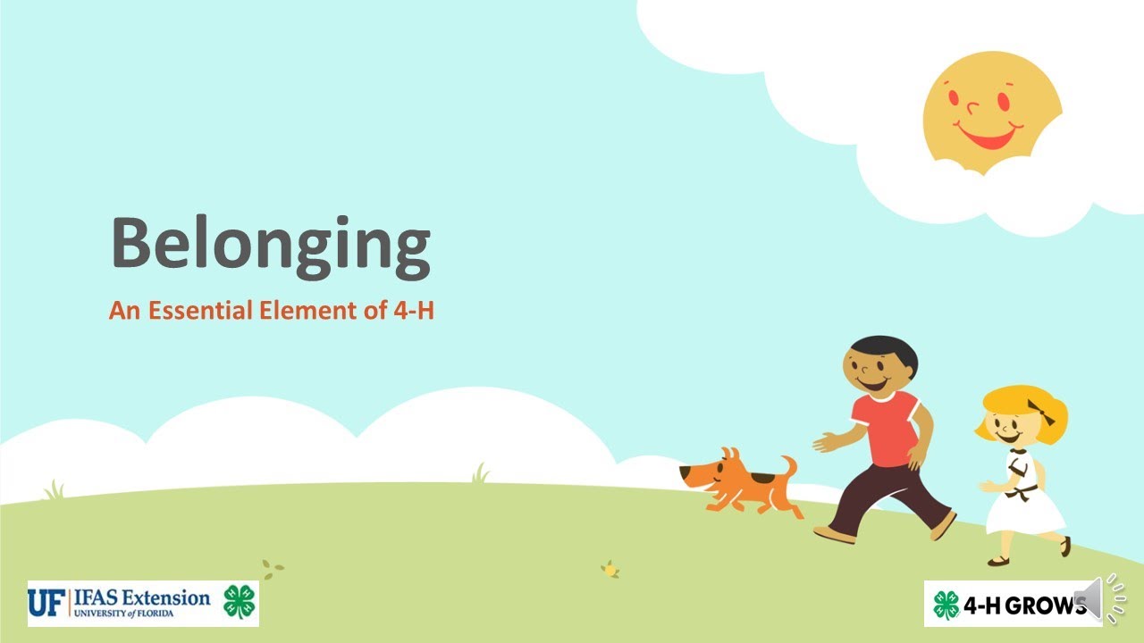 Session 2 of 4-H Camp Counselor Training 2017: Belonging - An Essential Element of 4-H - YouTube