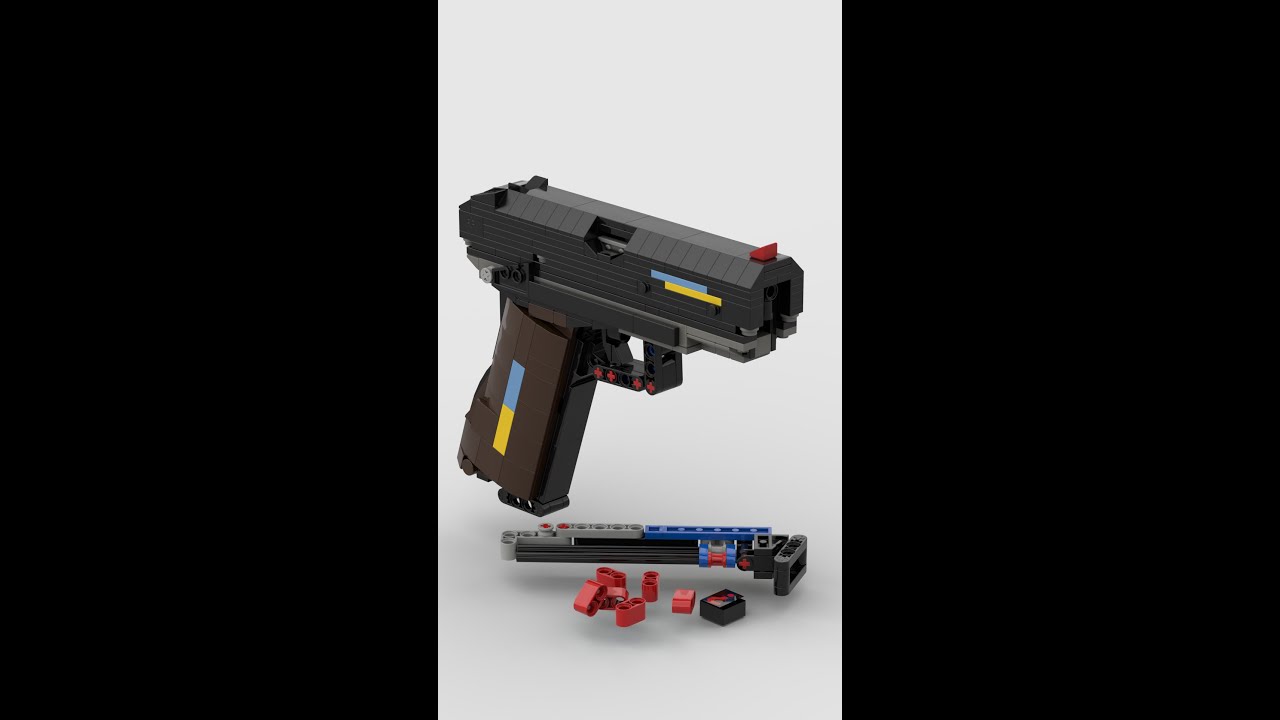 How to build a LEGO toy gun that works from the game Call of Duty ...