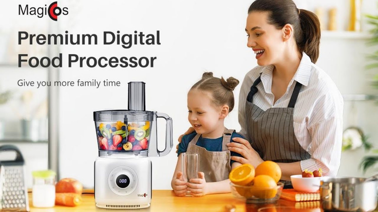 Food Processor, Magiccos Digital Food Chopper - YouTube