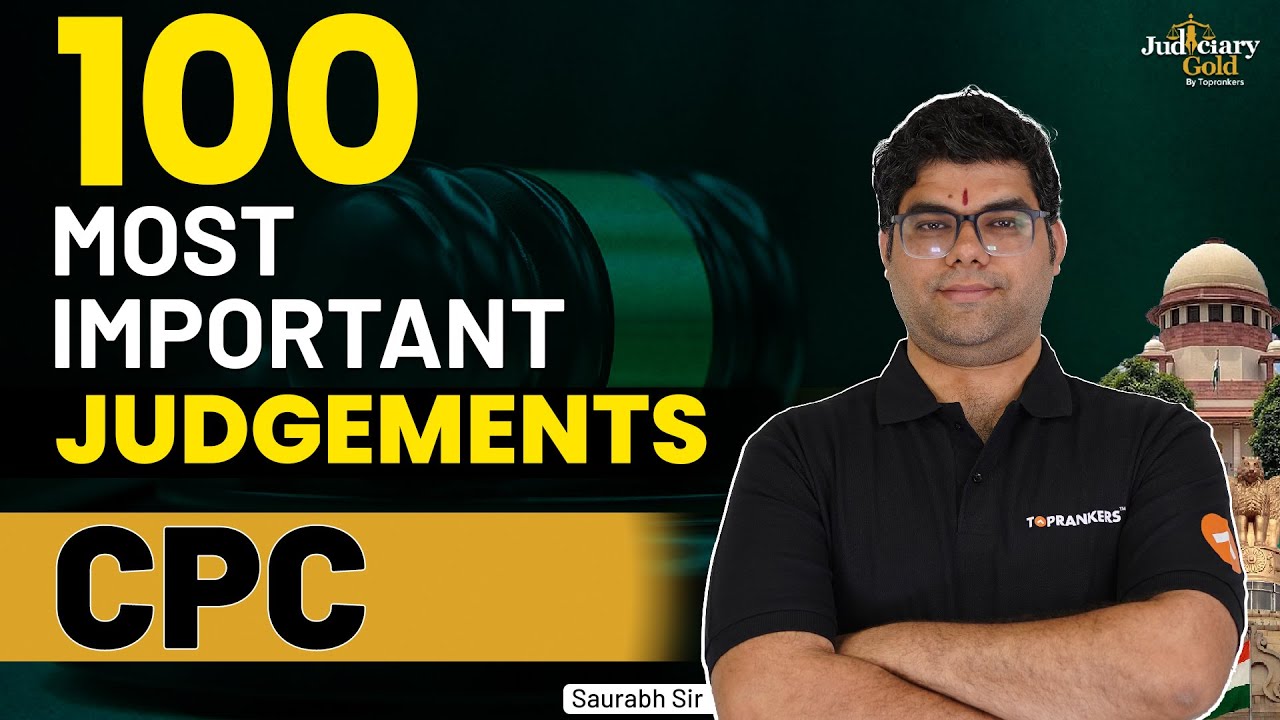 100 Most Important Judgments of Supreme Court - Code of Civil Procedure ...