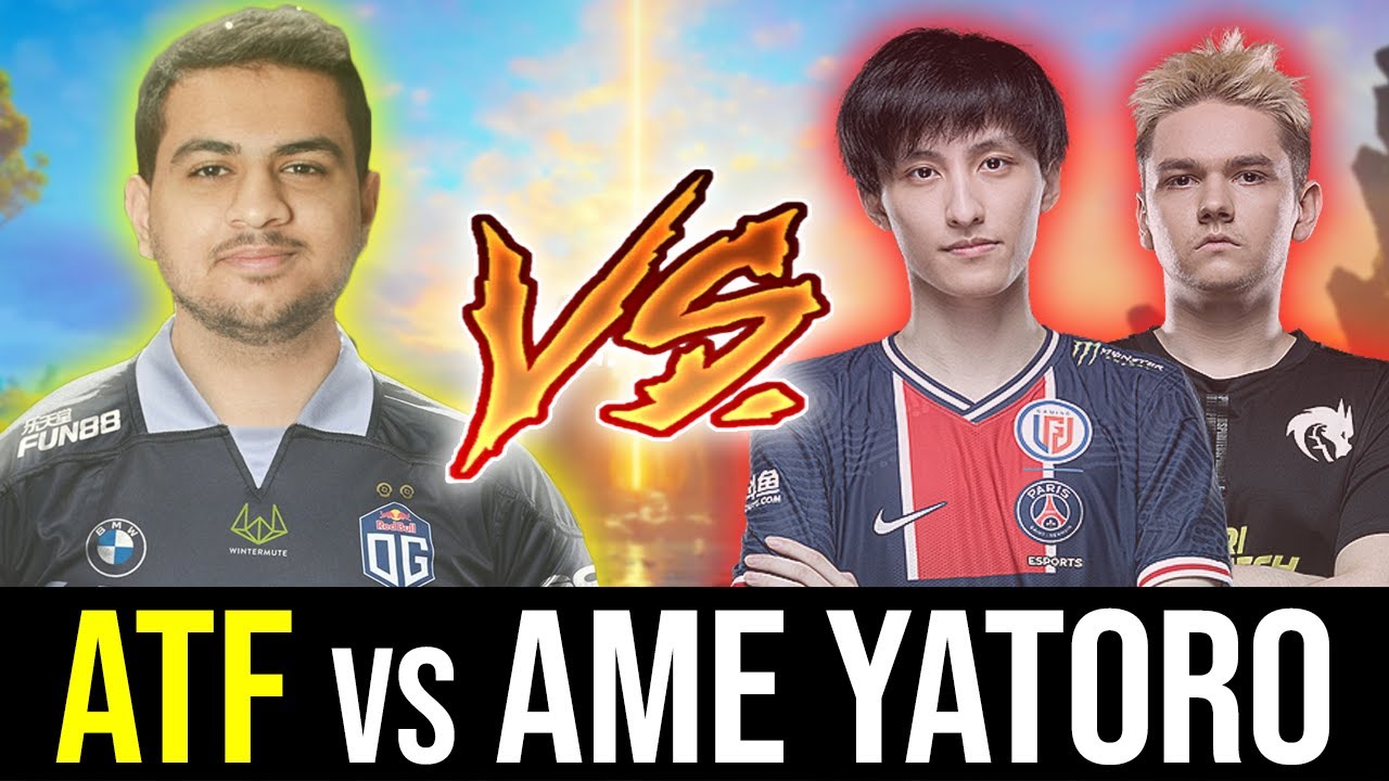 AMMAR vs. TWO CARRY GODS (AME YATORO) - 200 IQ BASE RACE! DOTA 2 - YouTube