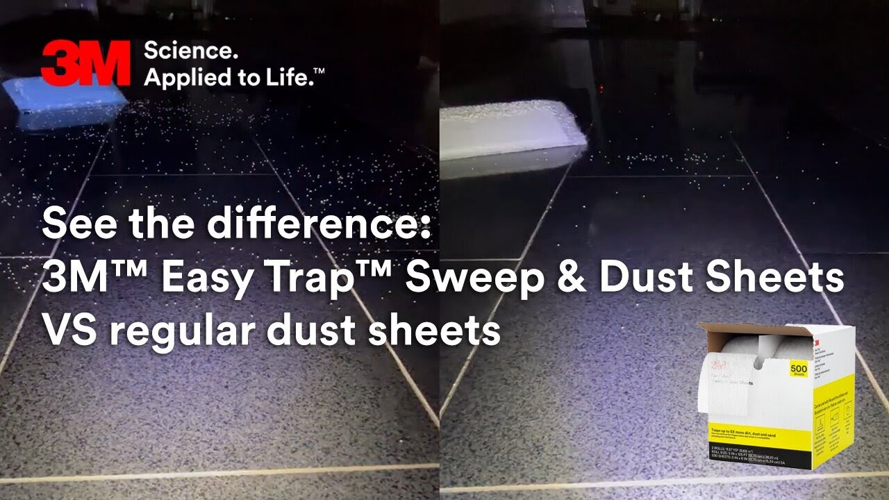 Capture More Dust in Less Time | 3M™ Easy Trap Duster Performance Demo ...