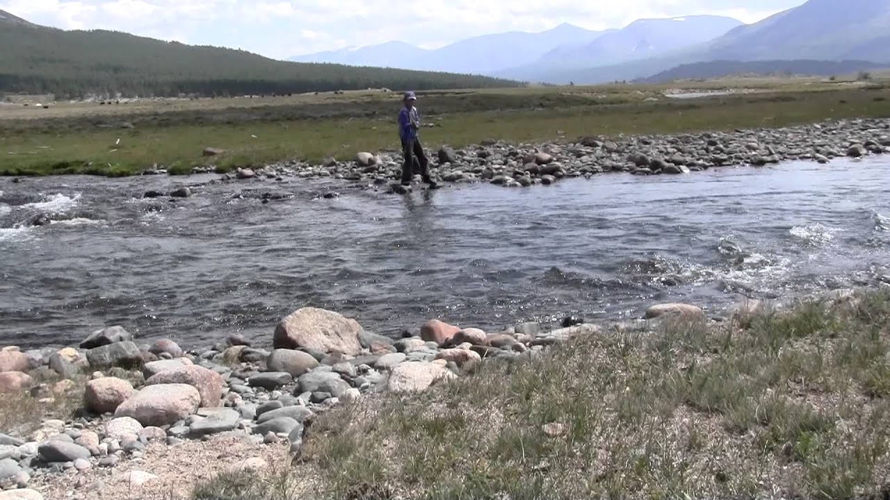 Fishing in Altai Mongolia - YouTube