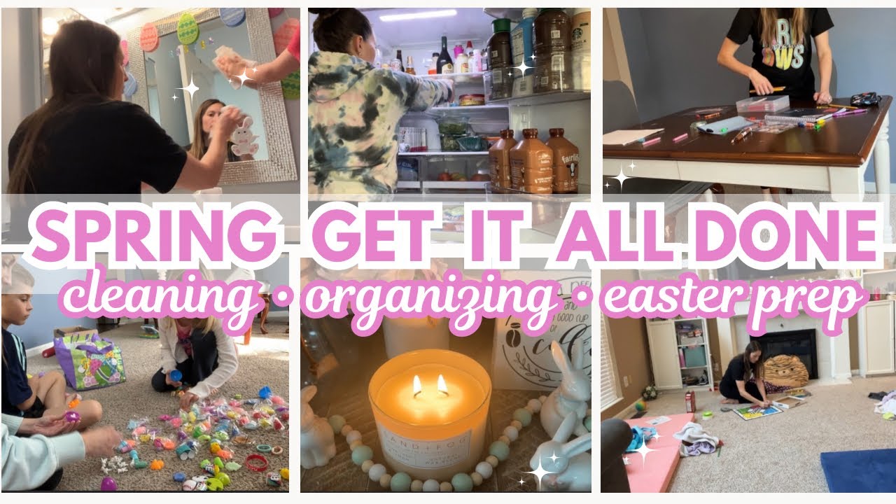 SPRING GET IT ALL DONE | SPRING CLEAN WITH ME | SPRING 2025 - YouTube