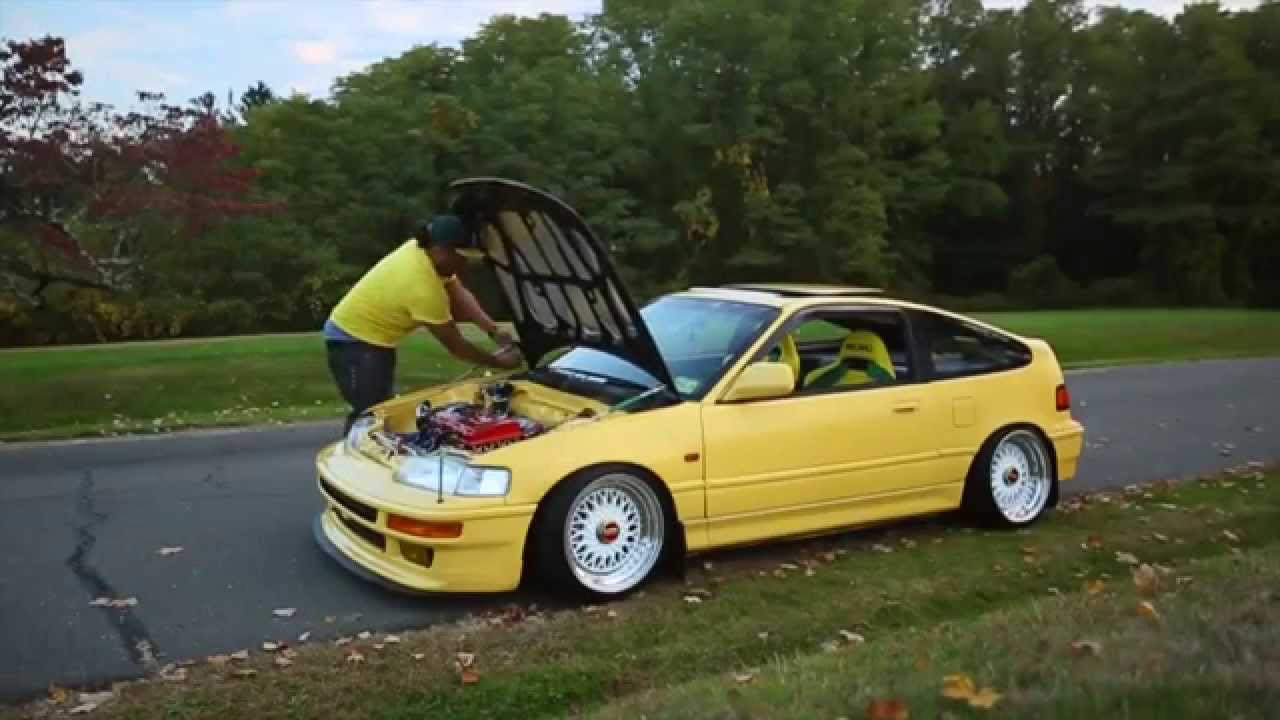 Sammy's Slammed CRX - Stance Nation - YouTube