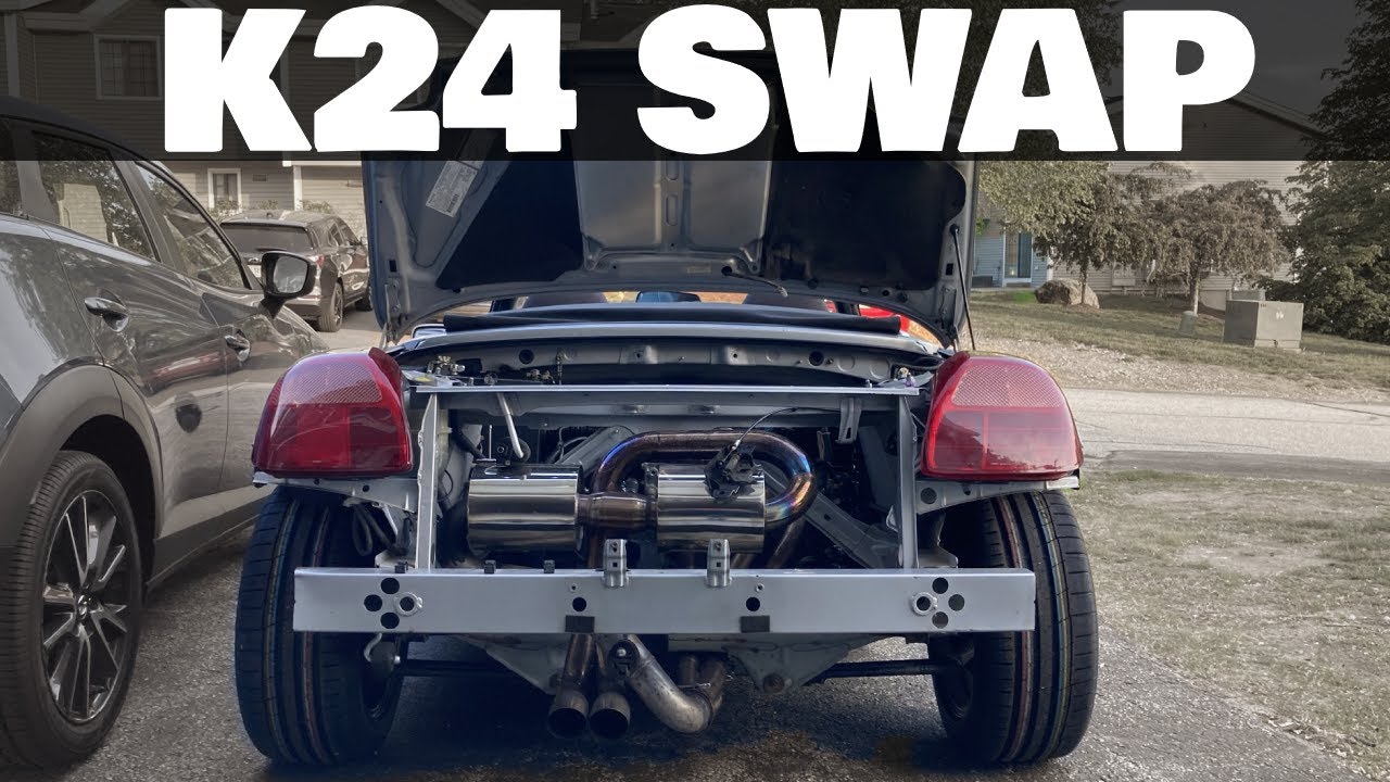 First Drive + Break In | K24 MR2 Build - YouTube