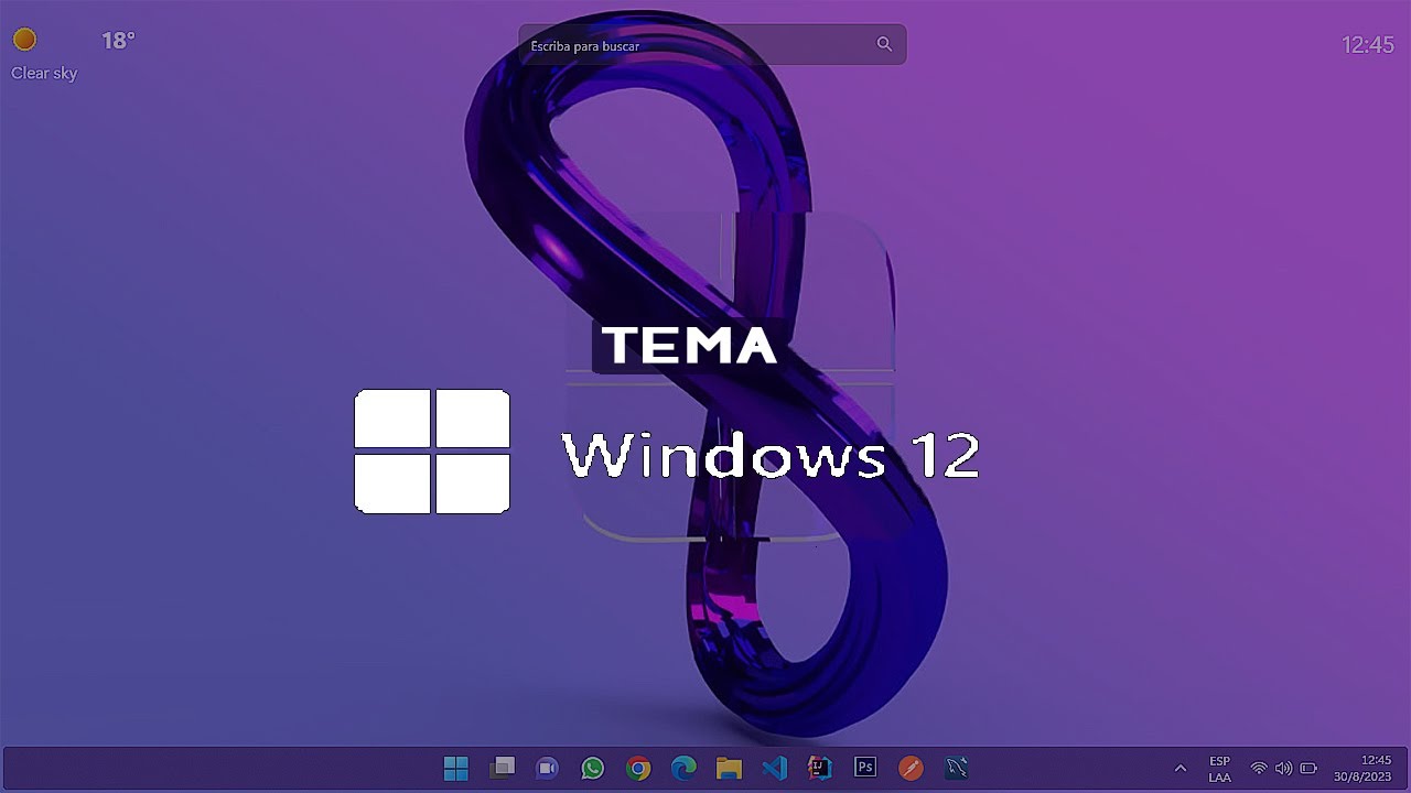 Tema de Windows 12 para Windows 10 y 11 | Barra de tareas flotante ...