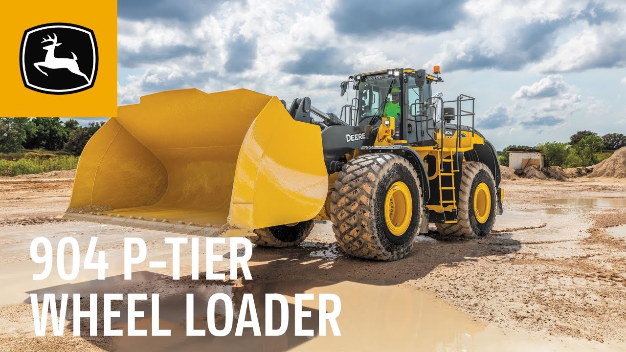 Purpose-Built Performance | John Deere 904 P-Tier Wheel Loader - YouTube