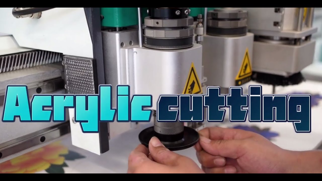 Acrylic cutting display|AOL cutting machine - YouTube