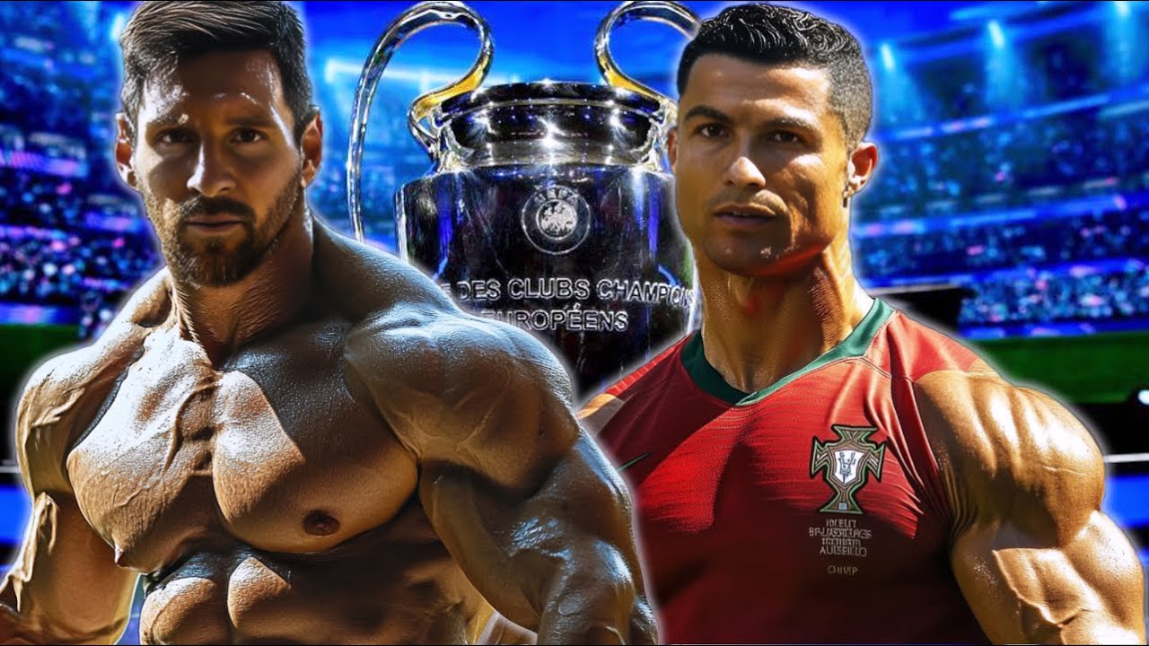 FAMOUS football playes as BODYBUILDERS - YouTube