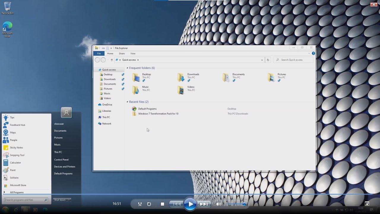 How to transform windows 10 into windows 7 - YouTube