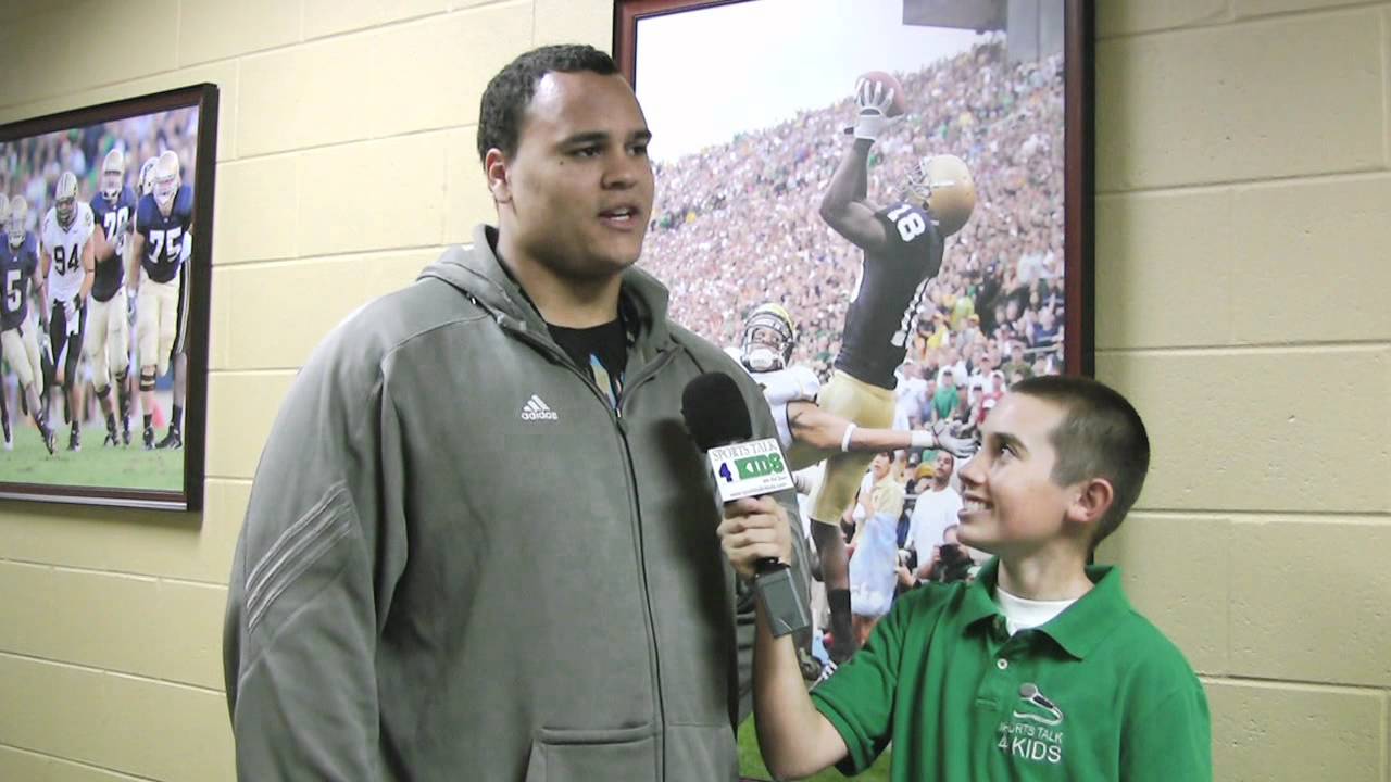 Notre Dame Football - Ethan Johnson - YouTube