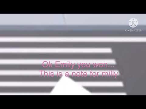 Ok Emily you won....