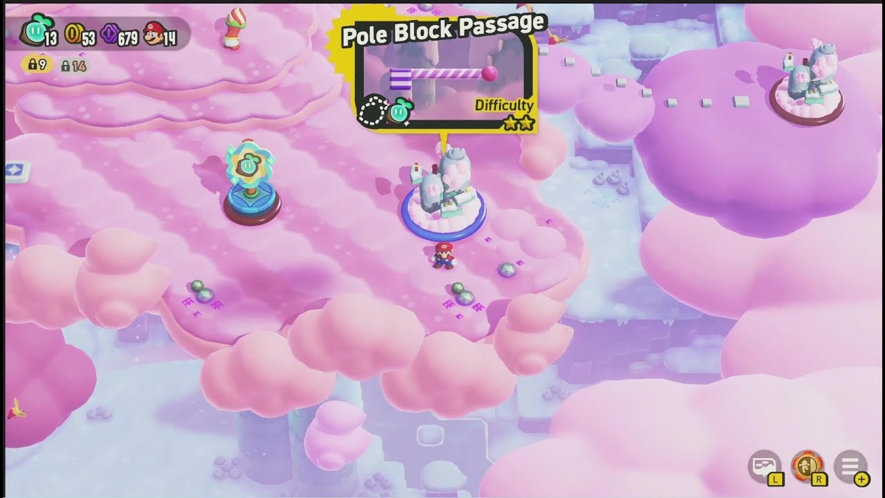 Pole Block Passage - Super Mario Bros. Wonder Gameplay - YouTube