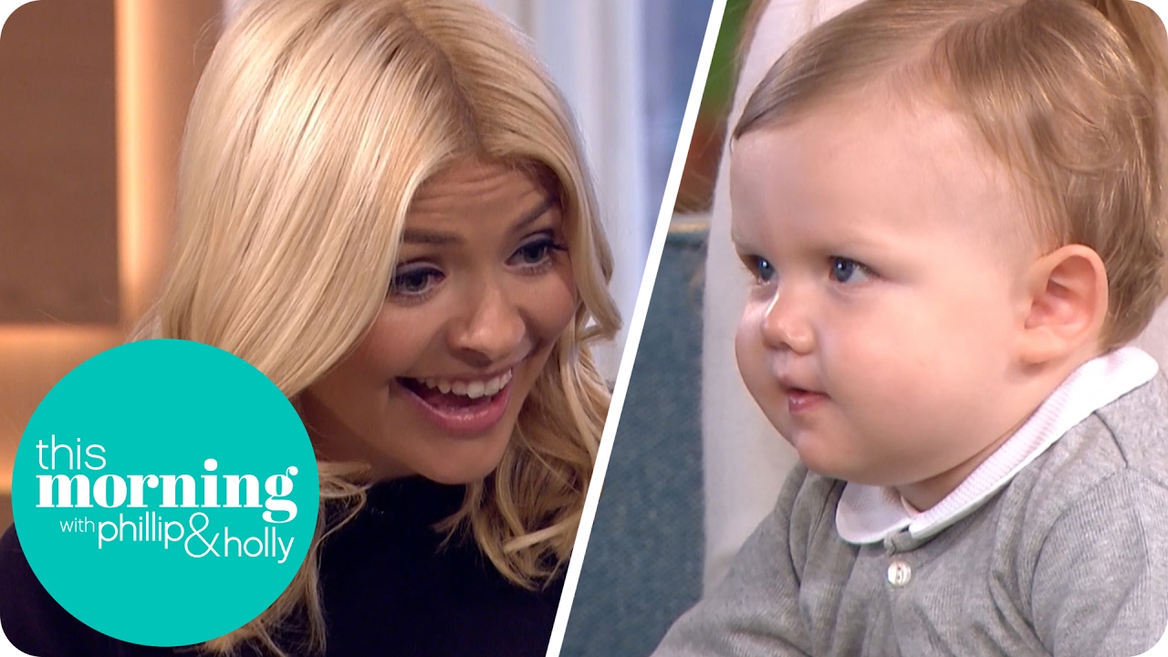 Holly Can't Resist the World's Most Followed Baby | This Morning - YouTube