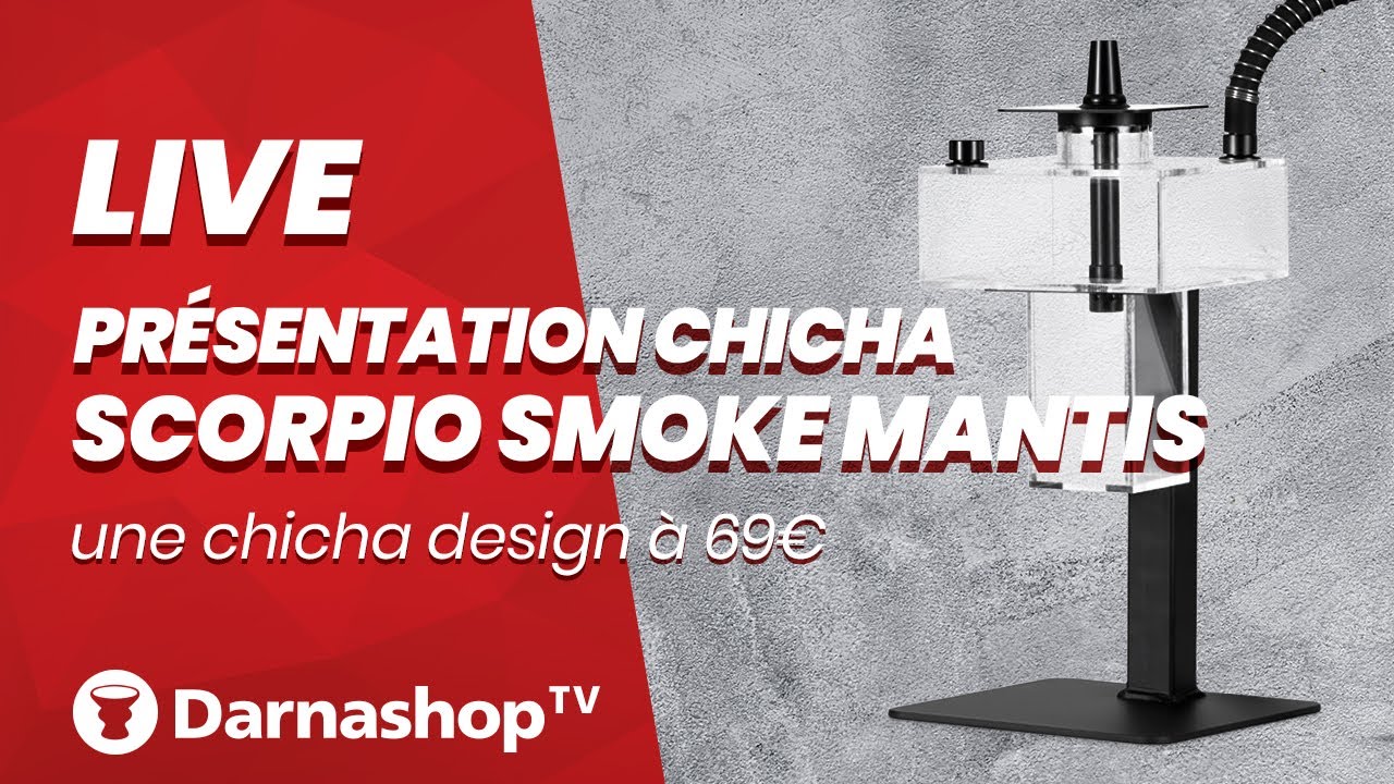 🔴 [ LIVE ] Une chicha design à 69 euros: présentantion de la Scorpio ...