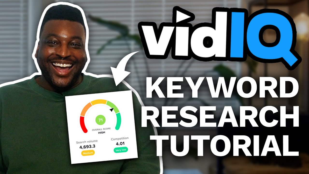 How to Find the Best Keywords for YouTube Videos with VidIQ | NEW 2024 ...