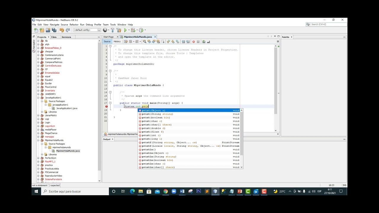 hola mundo en java - YouTube