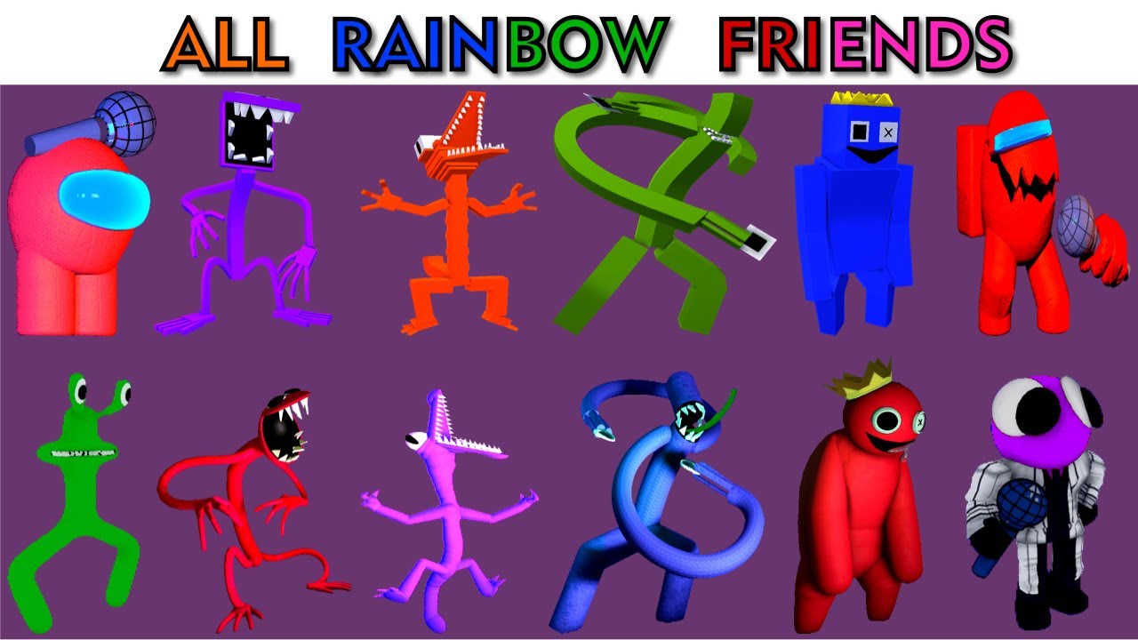 FNF Character Test | Gameplay VS My Playground | ALL Rainbow Friends ...