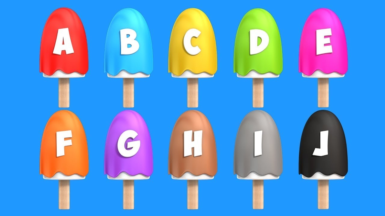 ABC Song with Ice Cream | Alphabets Song For Children | Kindergarten ...