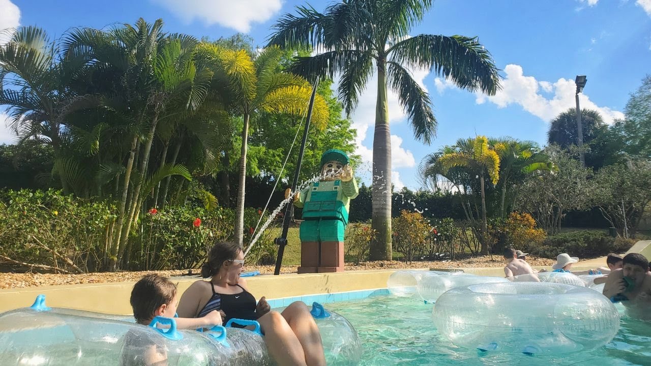 Build-a-Raft Lazy River Legoland Florida Water Park - YouTube