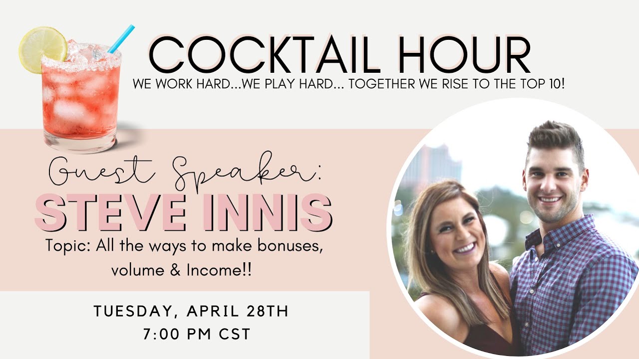 COCKTAIL HOUR with Steve Innis: Income, bonuses oh my - YouTube