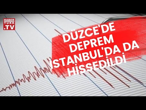 #SONDAKİKA - Düzce'de 5,9 büyüklüğünde deprem meydana geldi... Can kaybı var mı?