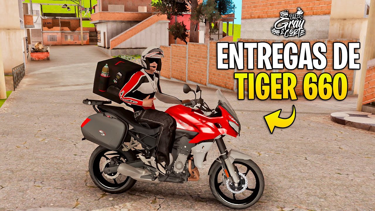 FAZENDO ENTREGAS NO IFOOD DE TIGER 660 NO MTA RP 🔥 - YouTube