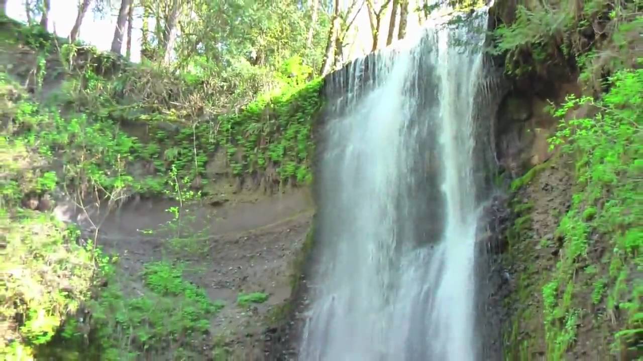Sunny Day Sounds of Victor Falls - YouTube