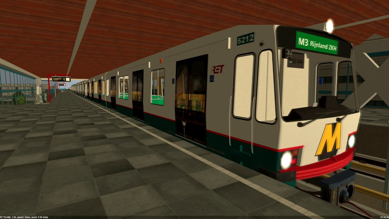 Metro Simulator Beta 3.10 - Rijndam - Line M3 - DOWNLOAD LINK - YouTube