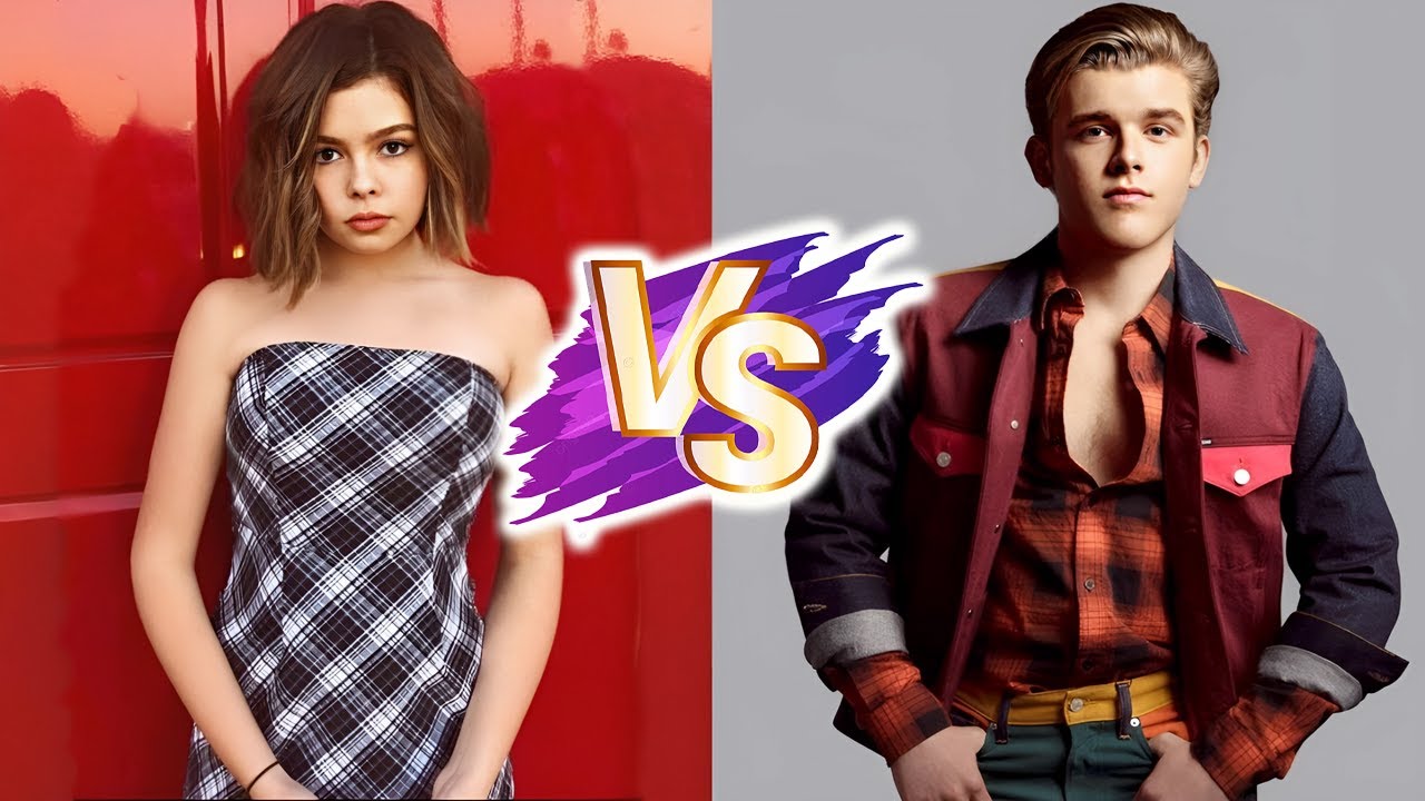 ADDISON RIECKE (Nora Thunderman) VS SEAN RYAN FOX (Jasper Henry Danger) Natural Transformation 🌟 ...