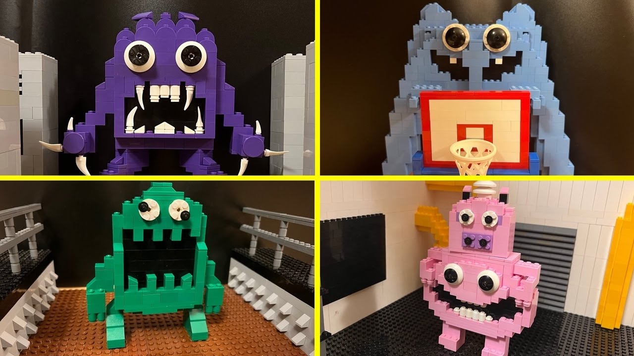 LEGO Garten of Banban 3 - COACH PICKLES vs HUNTER TIM vs STINKY JOEL vs ...