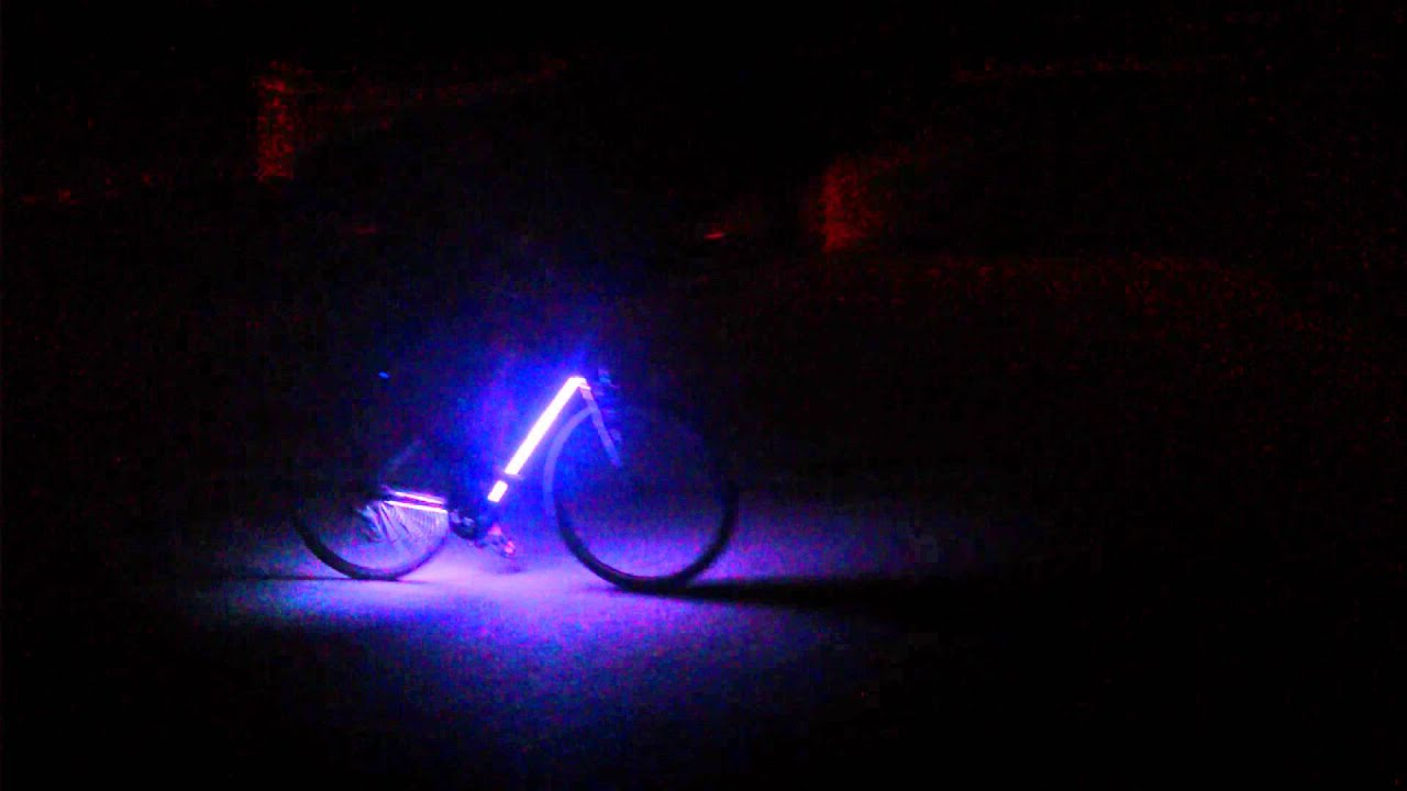 RGB LED bicycle setup. - YouTube